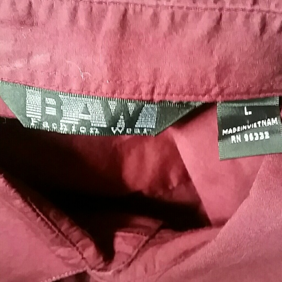 BAW Fashion Wear | Shirts | Large Florida State Burgundy Button Down ...